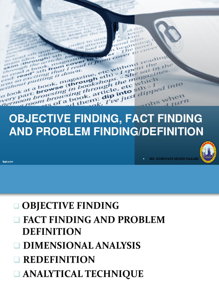 Chap 5 - Objective Finding | PDF | Swot Analysis | Emergence
