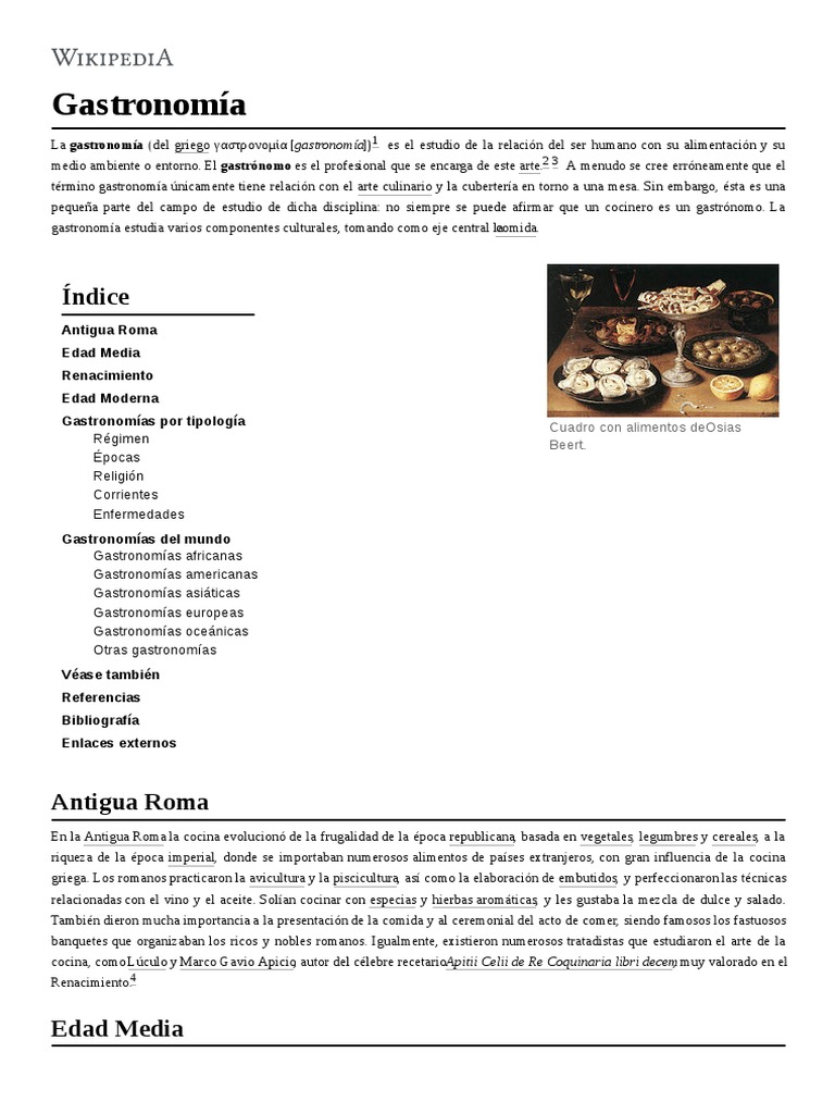 Introducción A La Gastronomía (Libro) | PDF | Gastronomía | Venta al ...