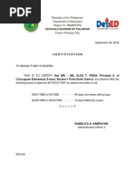 Certificate of Separation From Employment - SSS | PDF