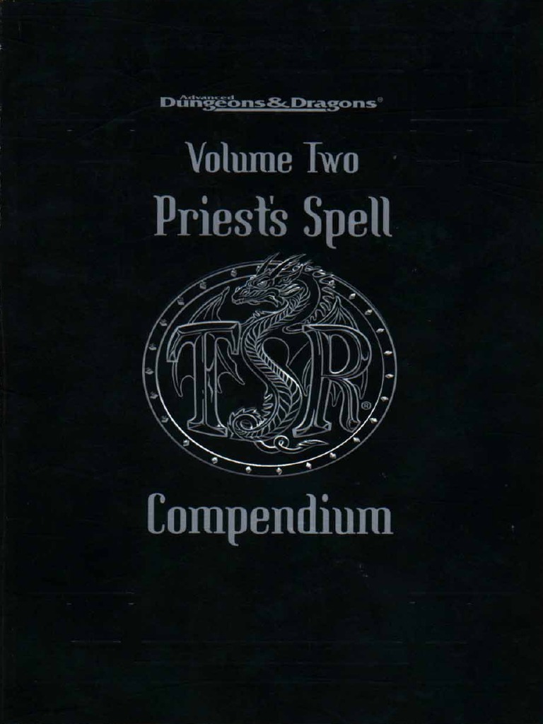 Priest's Spell Compendium - Volume 1 | PDF | Dungeons & Dragons | Nature