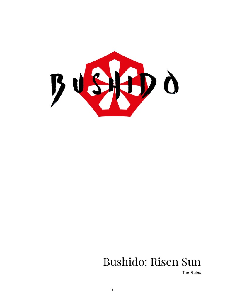 Bushido - Risen Sun | Download Free PDF | Dice | Measurement