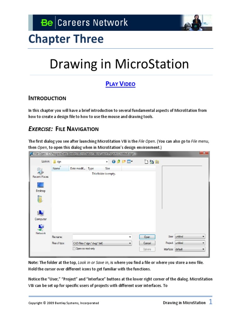 03 - Drawing in MicroStation | PDF | Icon (Computing) | Computer Keyboard