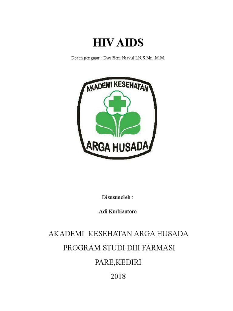 Makalah HIV Aids | PDF | Pengembangan Diri | Sains & Matematika