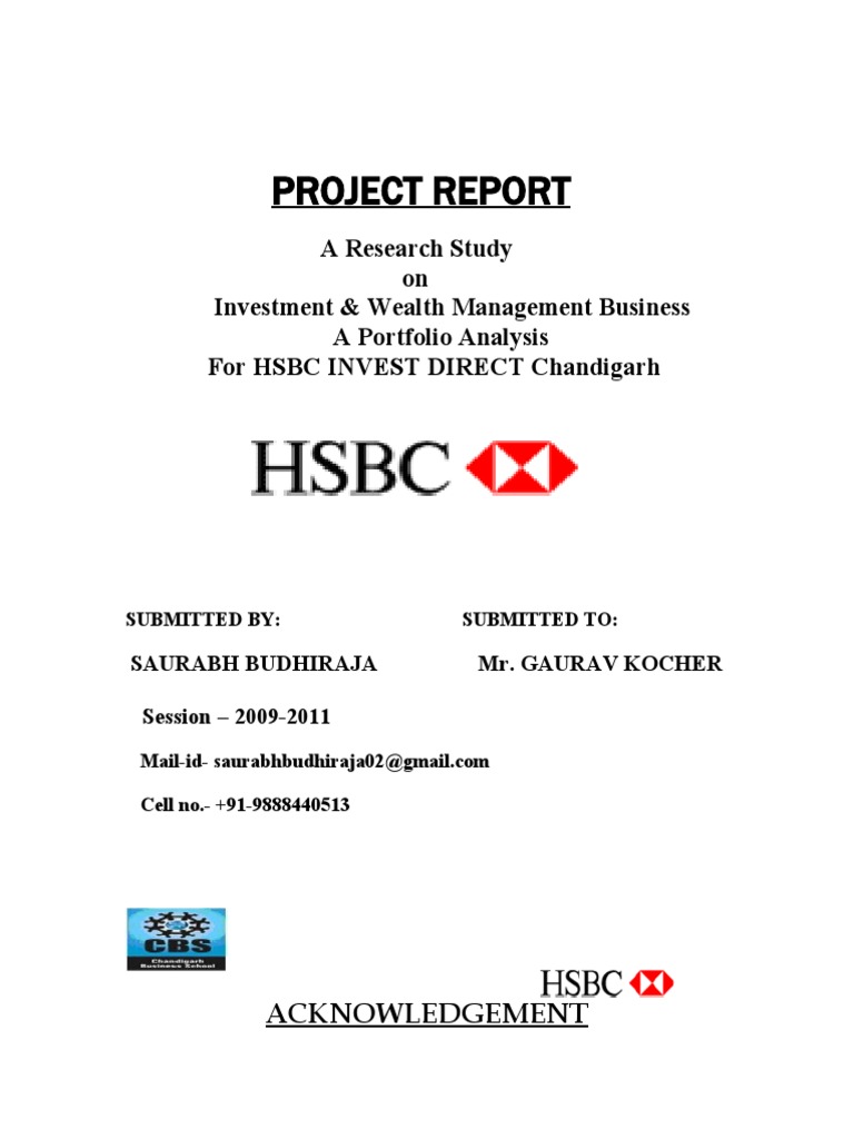 HSBC Investment & Wealth Management Report | PDF | Insurance | Bonds ...