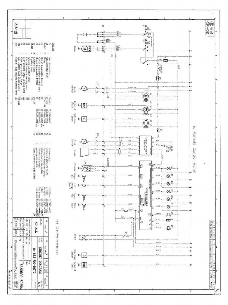 Wiring Diagram Doosan PDF | PDF