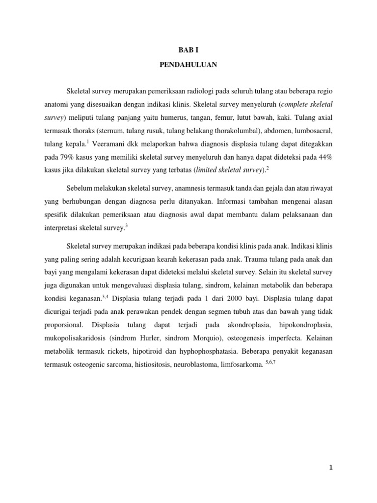 Skeletal Survey | PDF