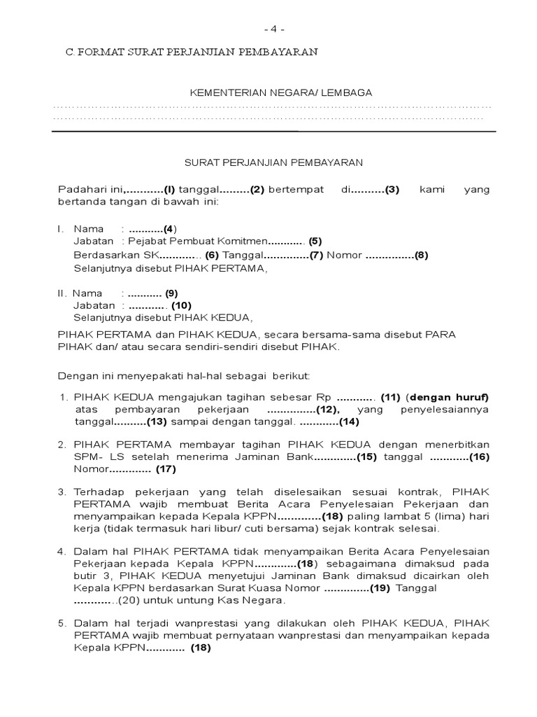 Format Bank Garansi | PDF