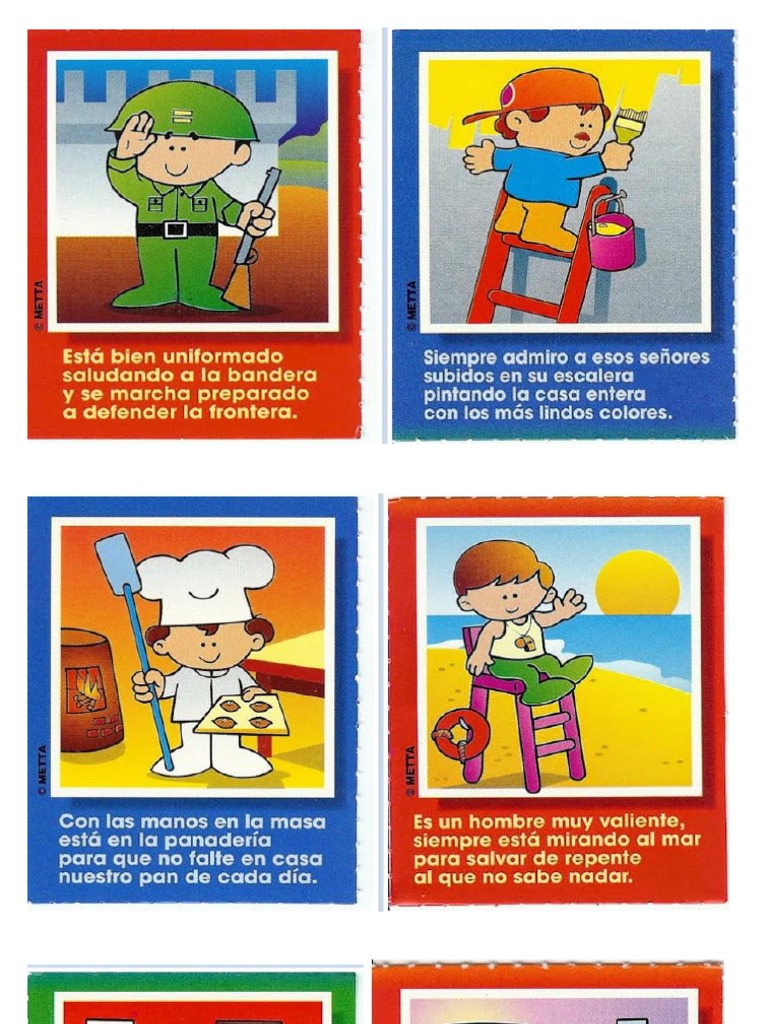 Adivinanzas Profesiones | PDF