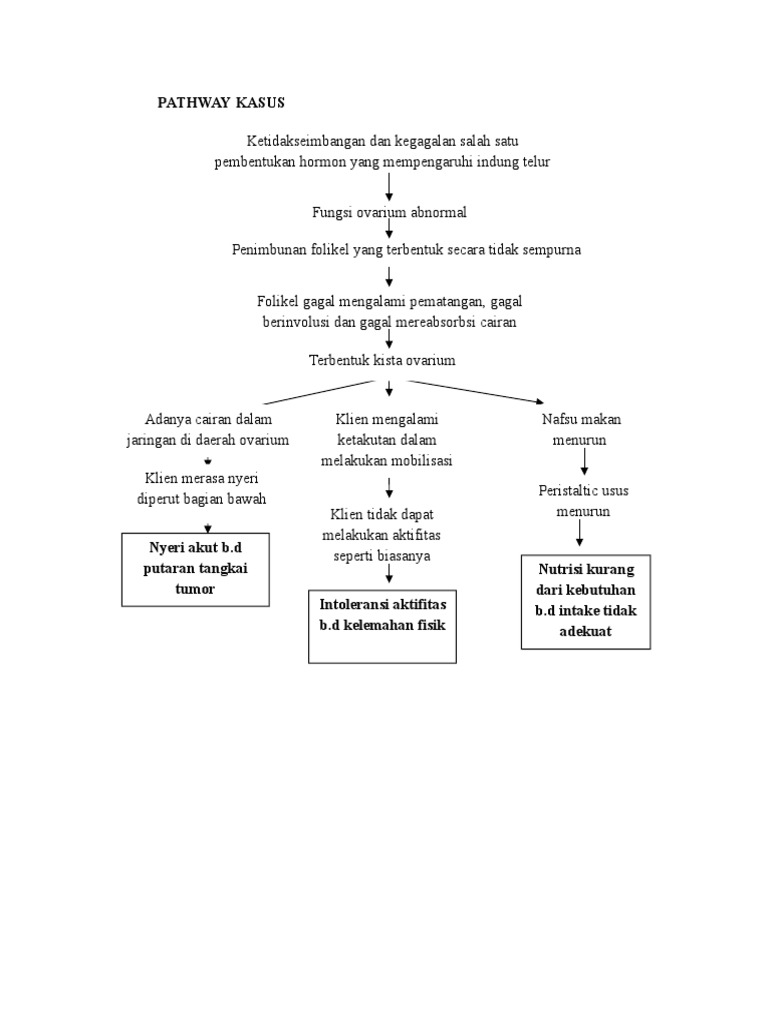 Pathway Kasus Kista Ovarium | PDF