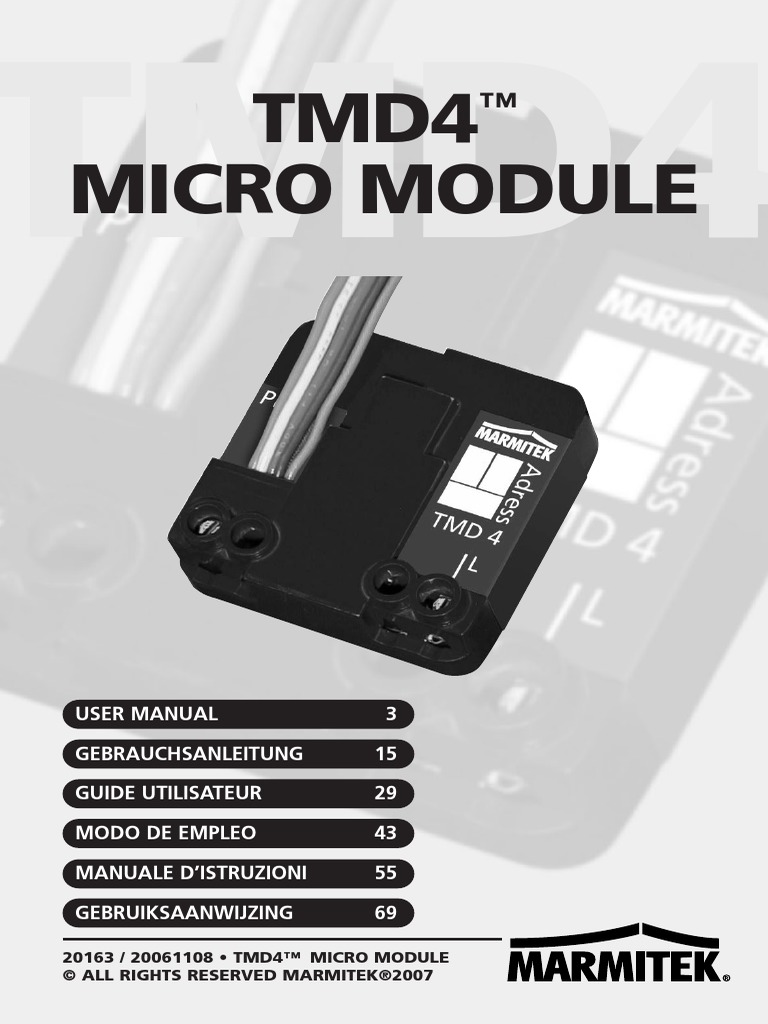 Tmd4 Micro Module | PDF | Electrical Engineering | Electronics