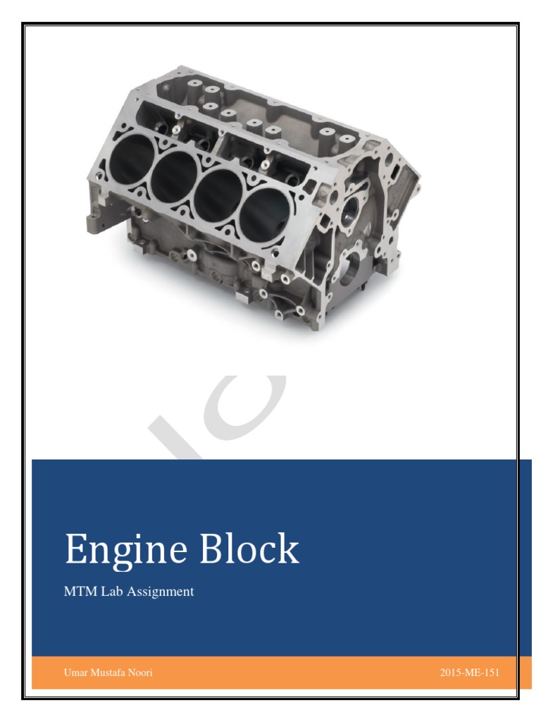 Assignment Engine Block | Download Free PDF | Internal Combustion ...