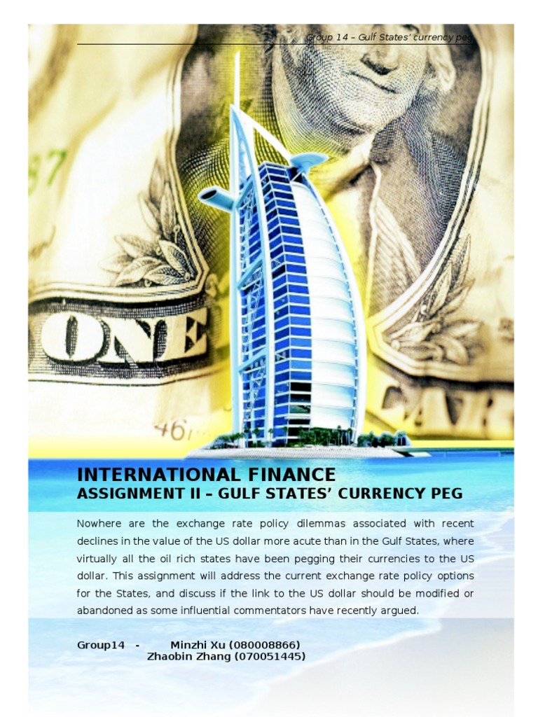 IF2 - Gulf Currency Peg - Final | PDF | Gulf Cooperation Council ...