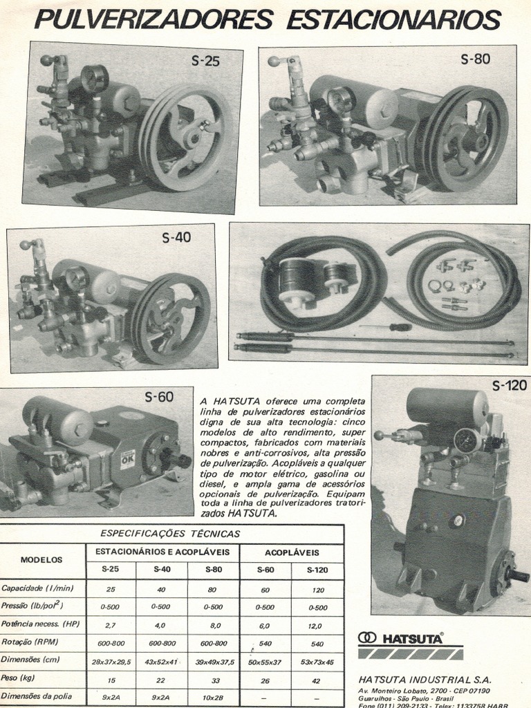 Hatsuta S25 Parts Catalog | PDF
