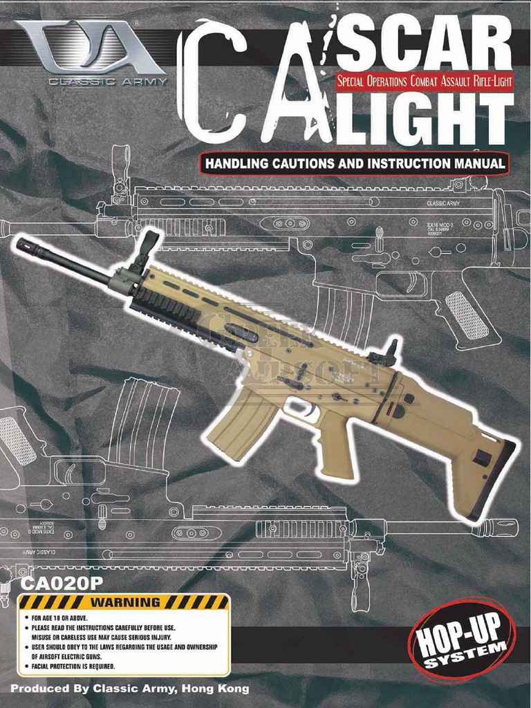 Classic Army SCAR-L CA SCAR-Light Manual | PDF