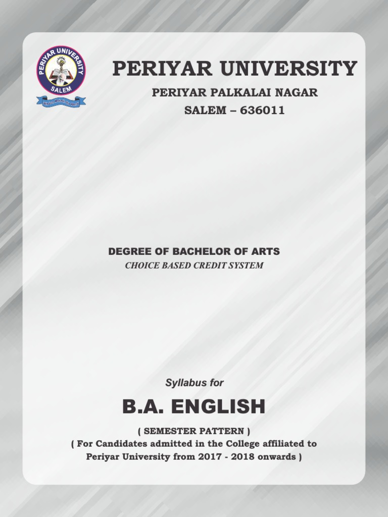 Ba Eng 19 11 2016 Pdf English Literature English Grammar