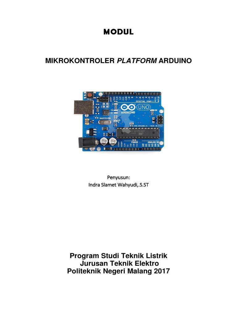 Mikrokontroler Platform Arduino: Pengantar Teknologi Mikrokontroler | PDF