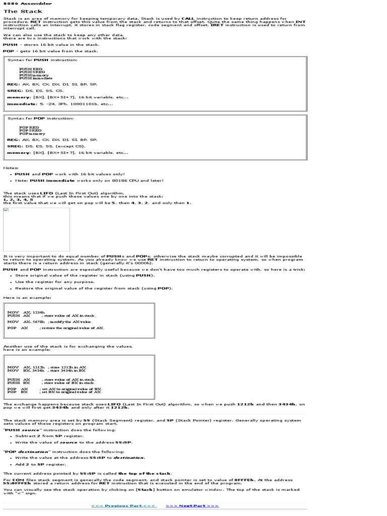 8086 Assembler Tutorial For Beginners (Part 9) | PDF | Office Equipment | Software Engineering