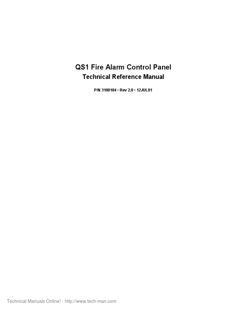 EST QS1 v2.0 Technical Reference Manual PDF | PDF | Relay | Electrical ...