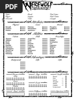 WTA W5 Character Sheet v1.0 | PDF