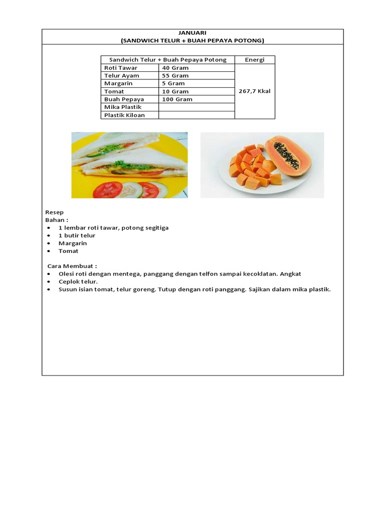 Resep PMT 2018 Edit | PDF