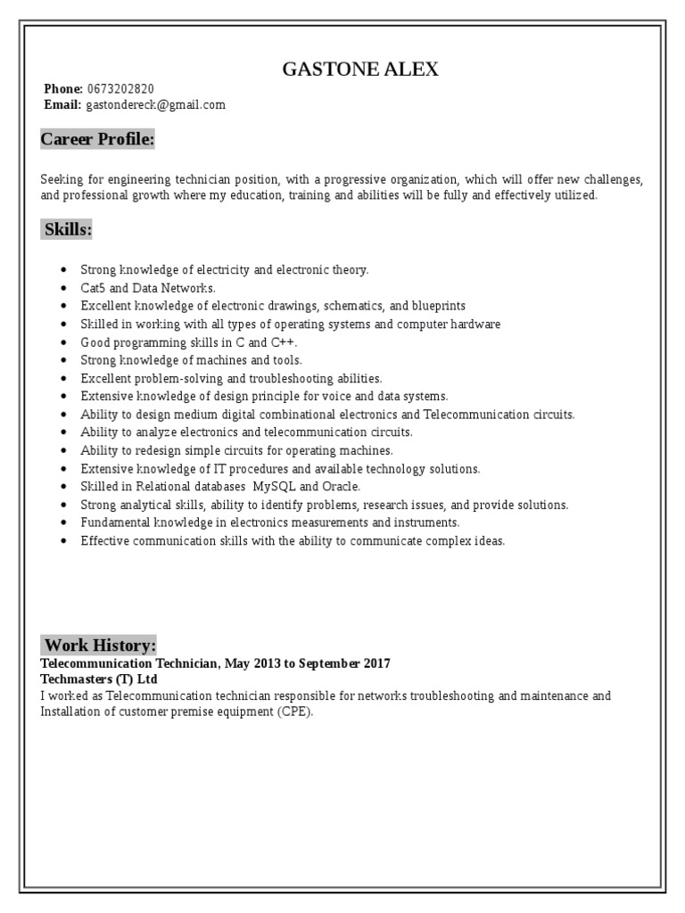 Resume Writing | PDF