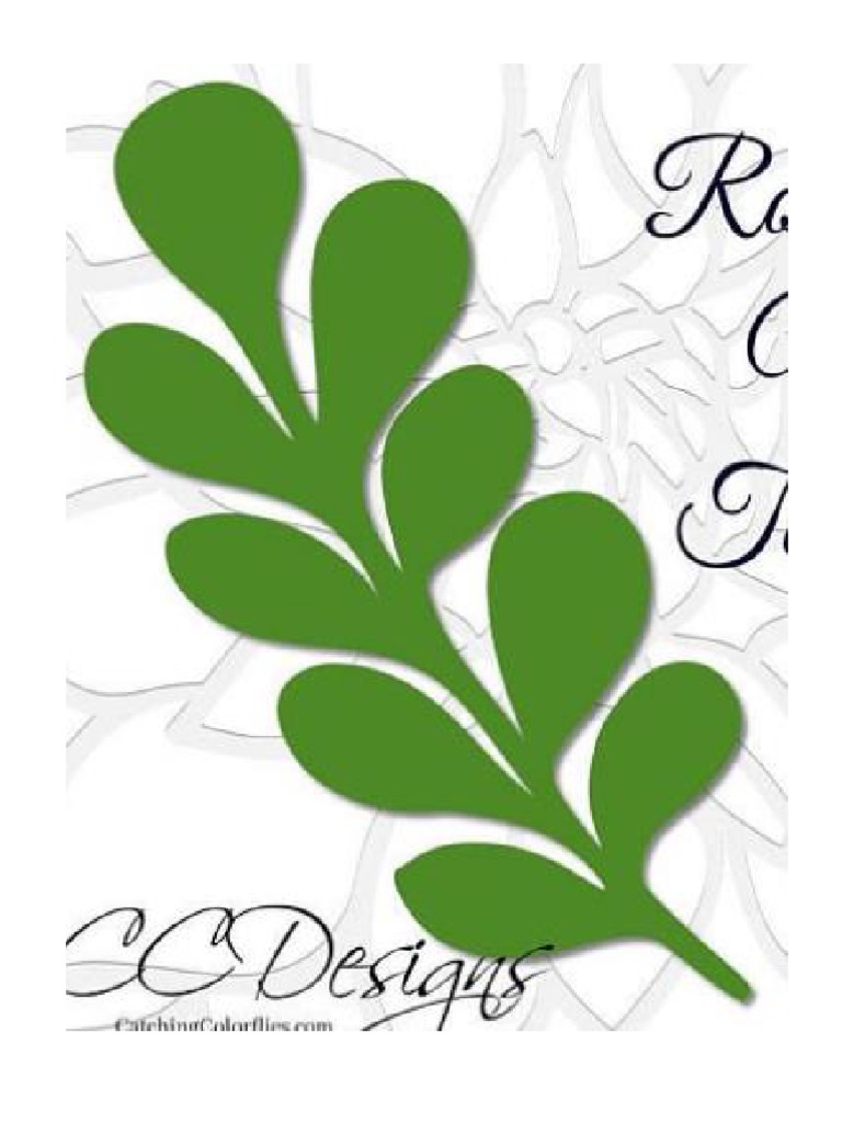 Pola Daun Papper Flower | PDF