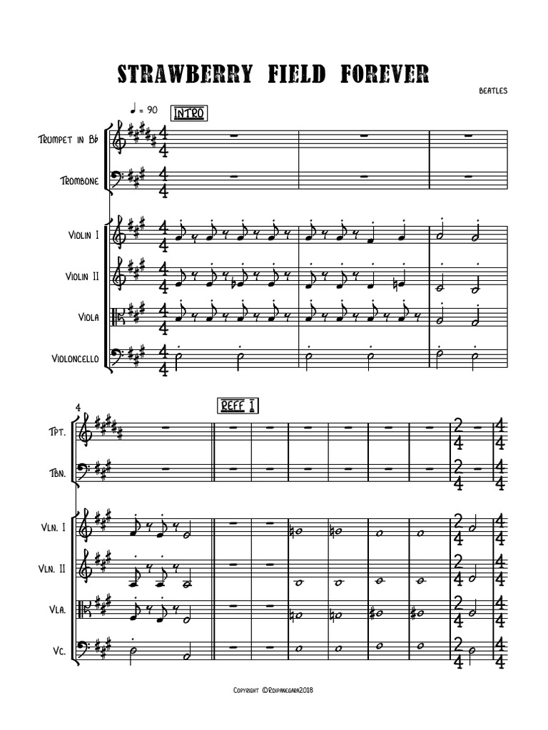 Strawberry Field Forever: Intro | PDF