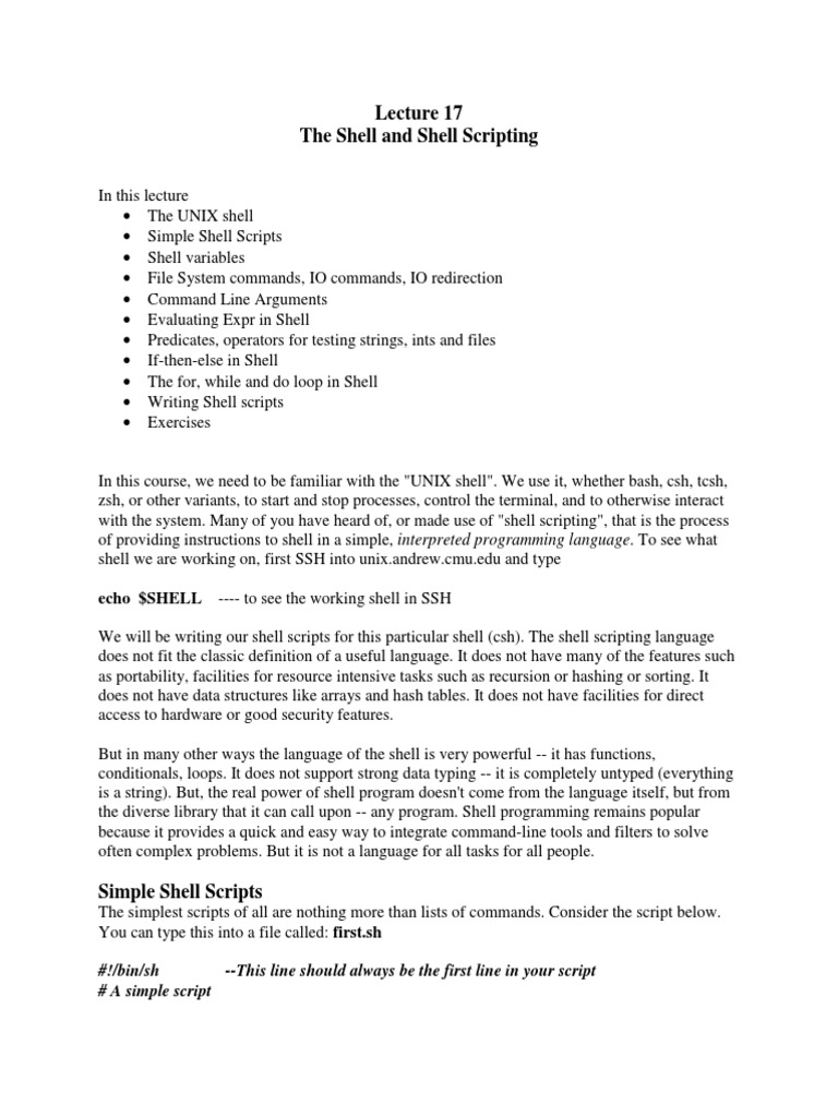 The Shell and Shell Scripting: Echo $SHELL - To See The Working Shell ... The Shell and Shell Scripting: Echo $SHELL - To See The Working Shell ...