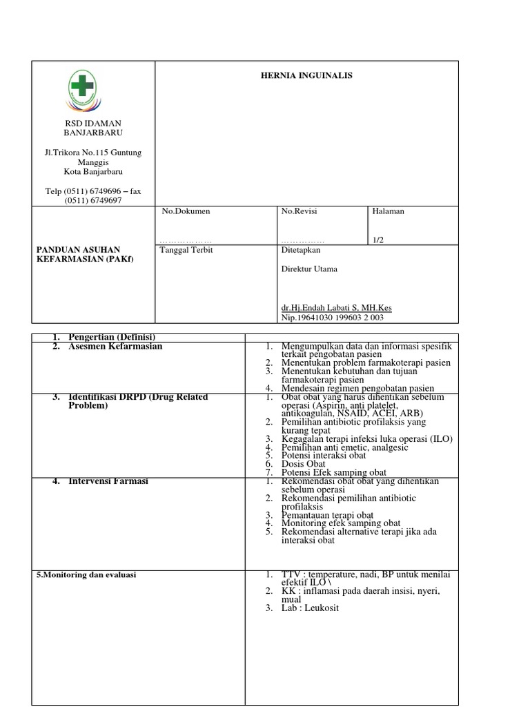 Hernia PPK, Pakf, Clinical | PDF
