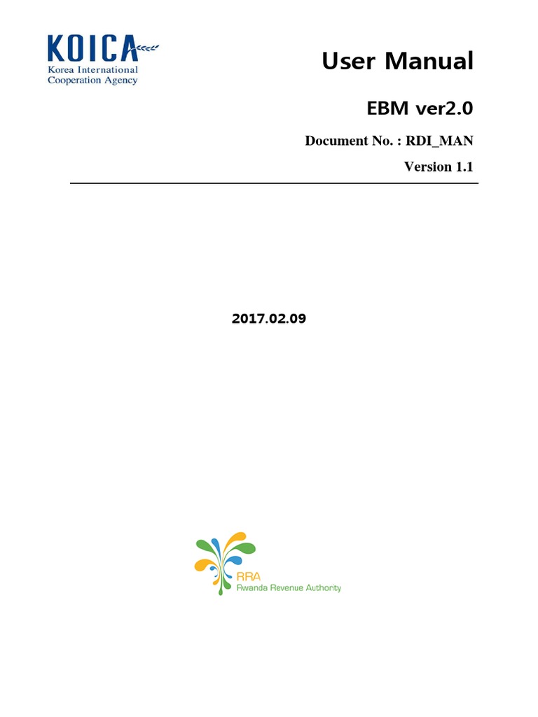 Ebm2.0 Client Manual Eng Ver1.1 June | PDF | Stocks | Sales