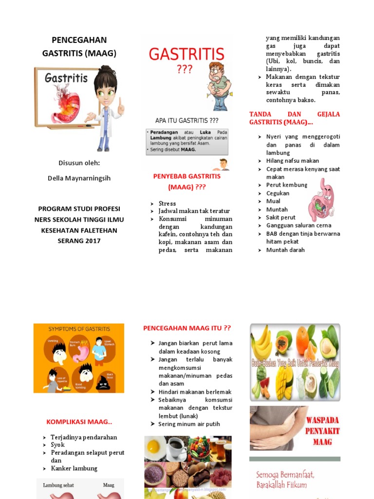 Leaflet Gastritis | PDF
