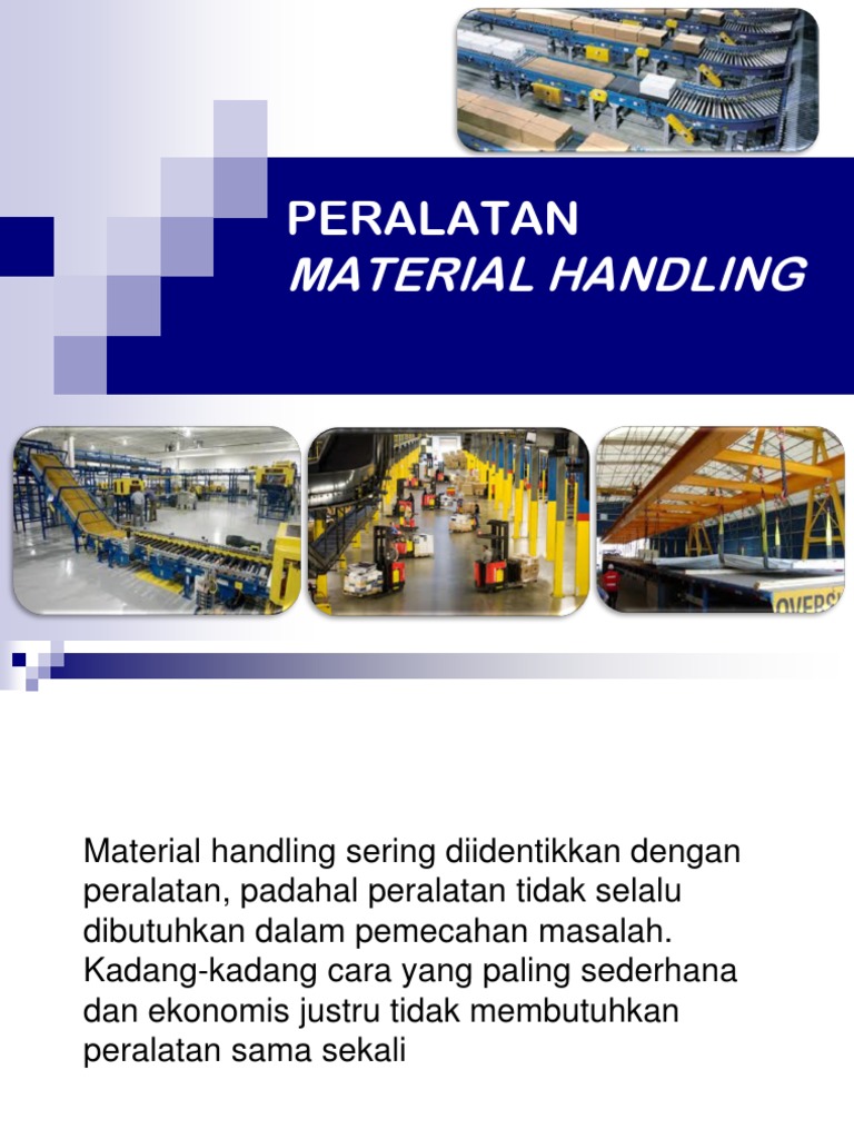 Peralatan Material Handling PDF | PDF