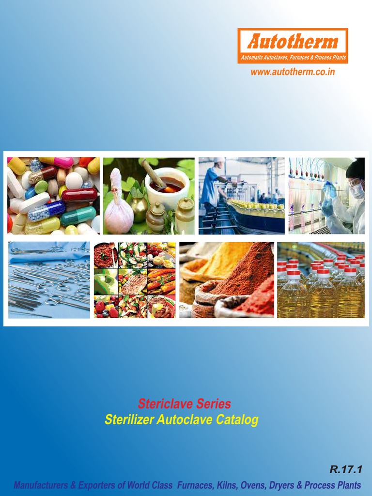Autotherm: Sterilizer Autoclave Catalog | PDF | Steam | Pipe (Fluid ...