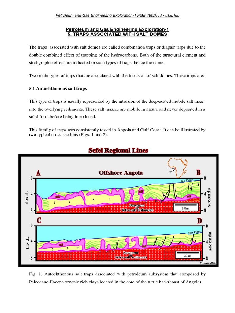 Traps Salt Domes | PDF | Sedimentary Rock | Geology