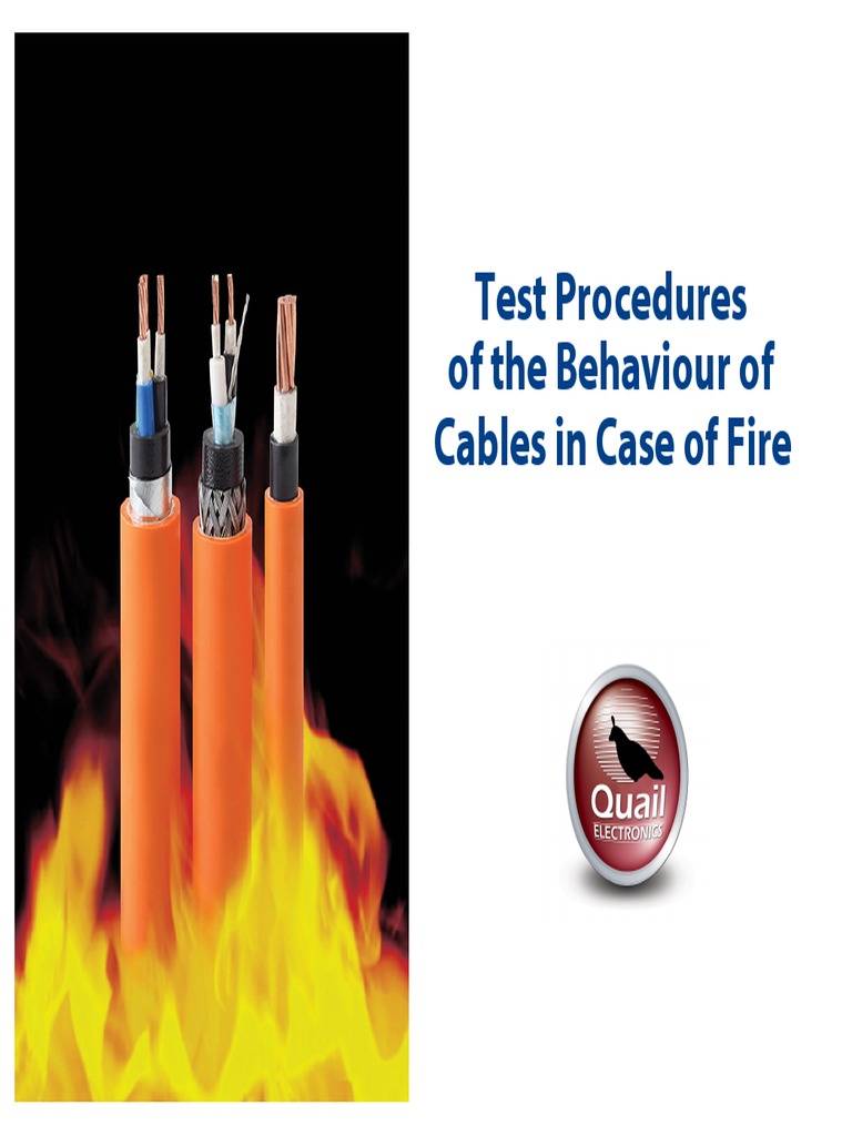 IEC 60332 - IEC 60331 - IEC 60754 - IEC 61034 Test Procedures of The ...