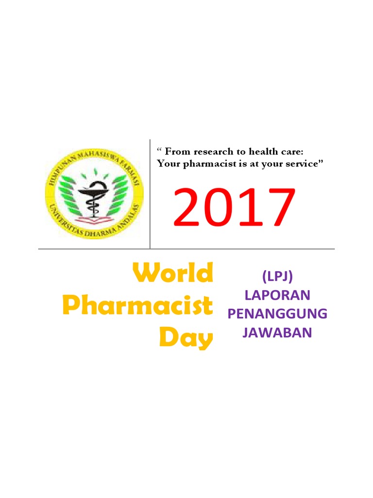 World Pharmacist Day: (LPJ) Laporan Penanggung Jawaban | PDF
