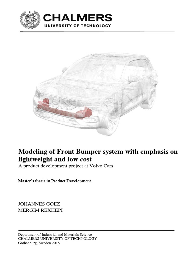 Front Bumper | PDF | Stress (Mechanics) | Beam (Structure)