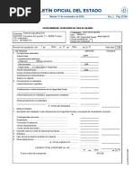 Modelo Oficial de Nomina Boe Rellenable - RTF | PDF | Salario | Labor