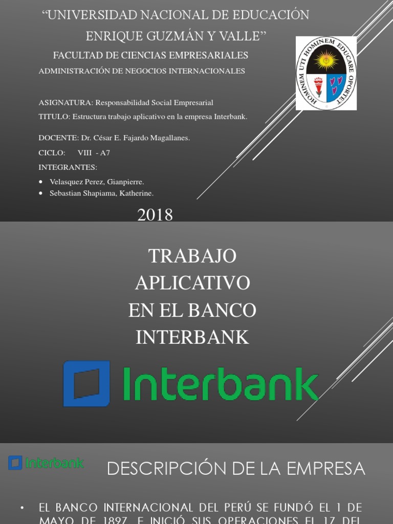Estructura y RSE en Interbank | PDF | Bancos | Bancario