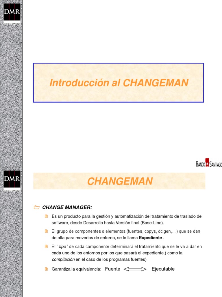 Guía Changeman | PDF | Biblioteca (informática) | Programa de computadora