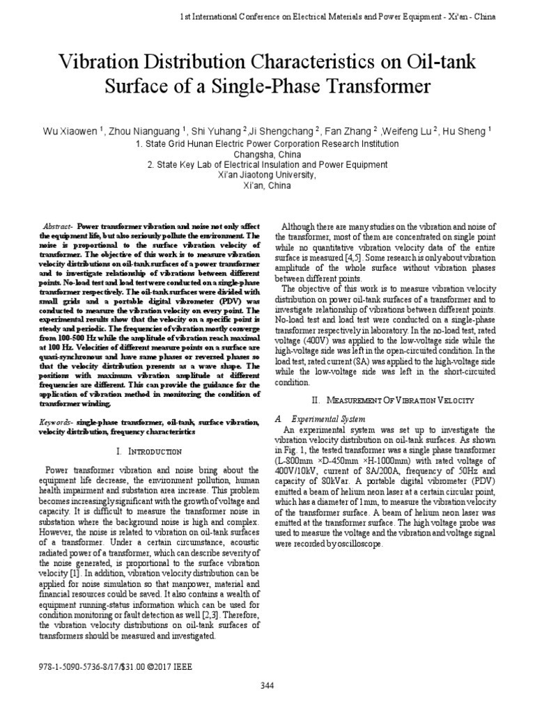 Oil Xmer Tank | PDF | Transformer | Waves