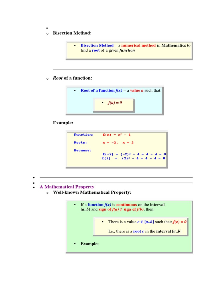 Bisection Method | PDF | Software Engineering | Computer Programming