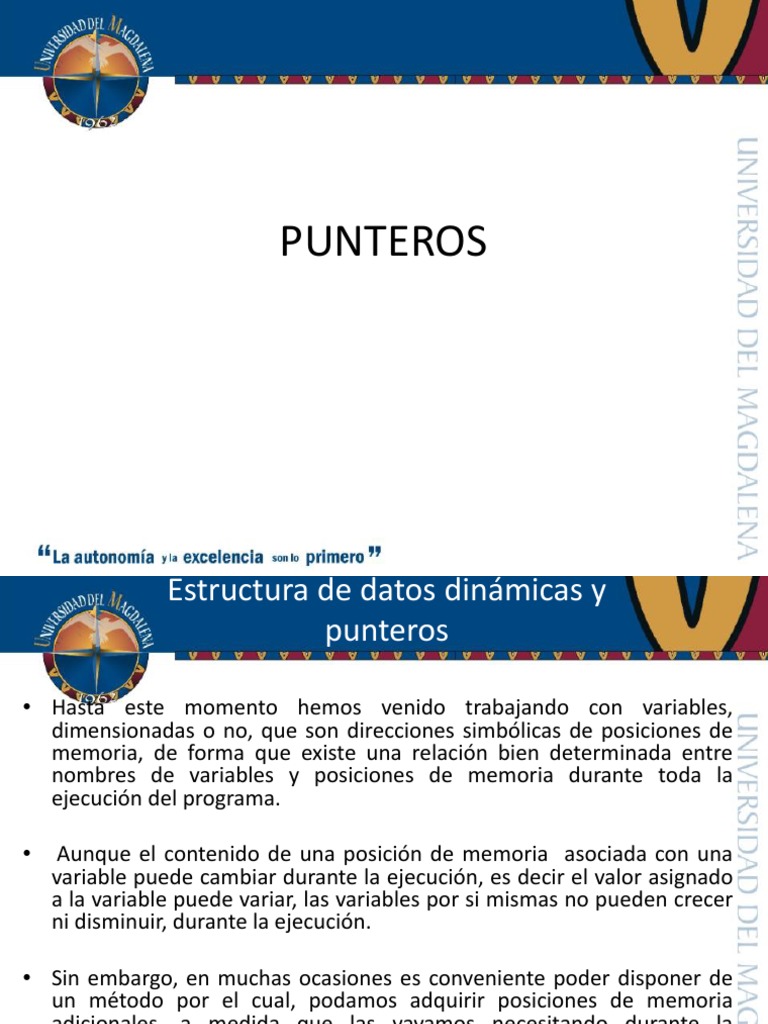 Punteros | PDF | Puntero (Programación de computadora) | C