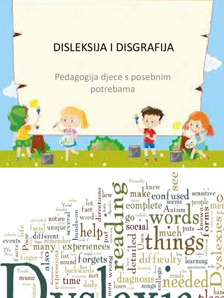 Disleksija I Disgrafija | PDF