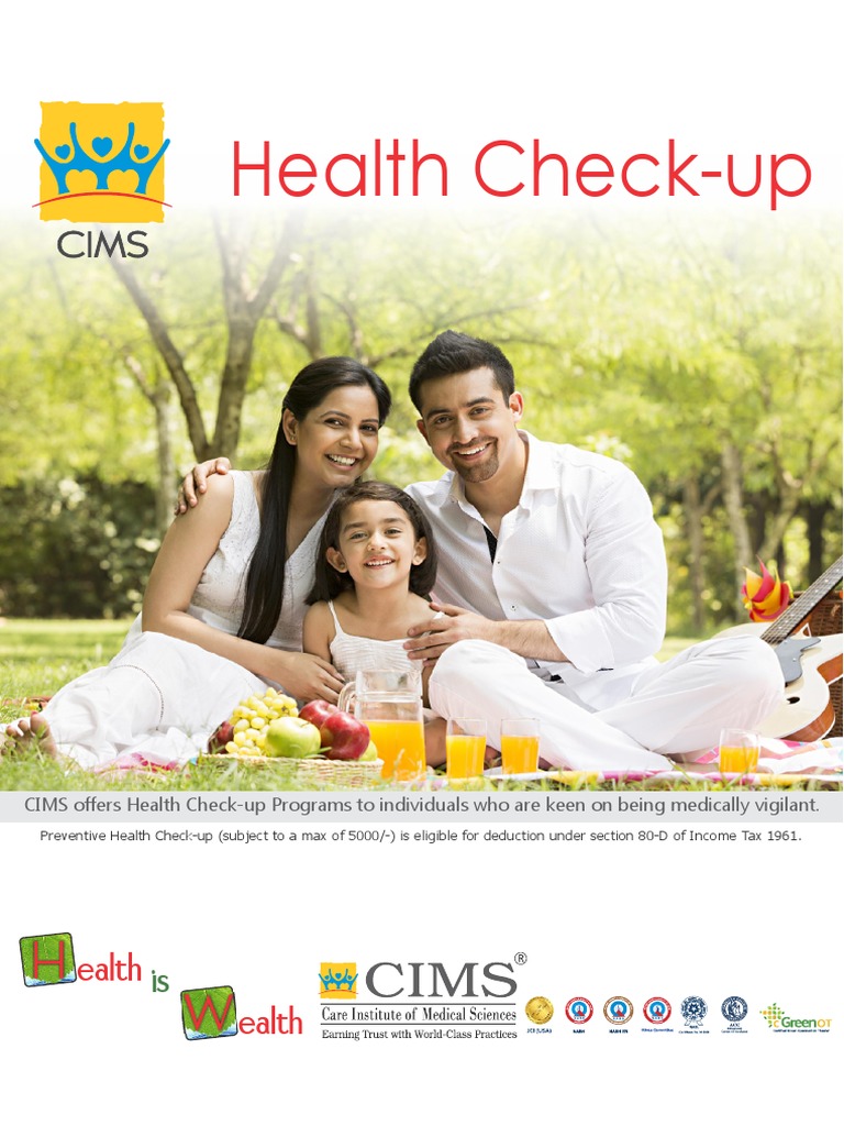 CIMS Health Checkup Brochure (English) PDF | Download Free PDF ...