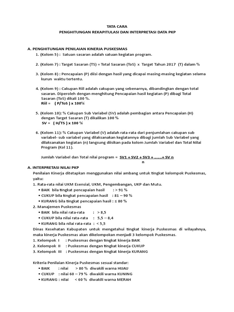 Tata Cara Hitung Data PKP | PDF | Metode & Bahan Ajar