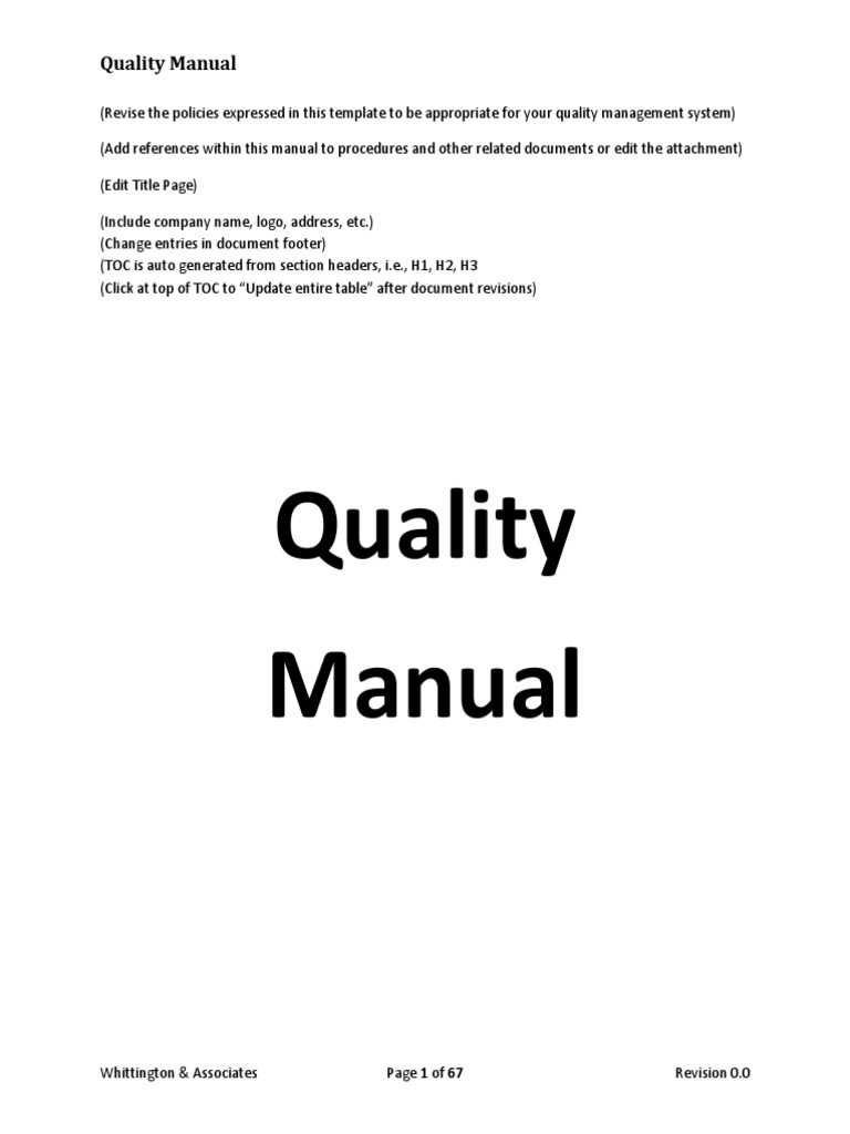 Draft-Quality-Manual-IATF-16949-Version-0.0.docx | Quality Management ...