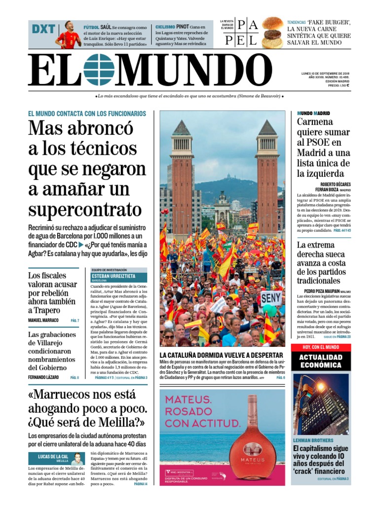 El Mundo Actual Economico PDF | PDF | Cataluña | Barcelona