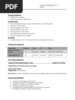 Resume For F A Under R2R, O2C and GL Domains - Immediate Joiner | PDF ...
