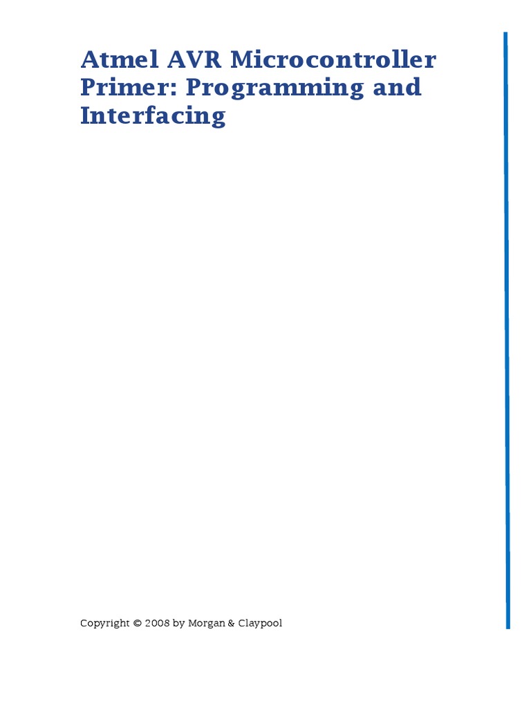 Atmel AVR Microcontroller | PDF | Analog To Digital Converter | Microcontroller